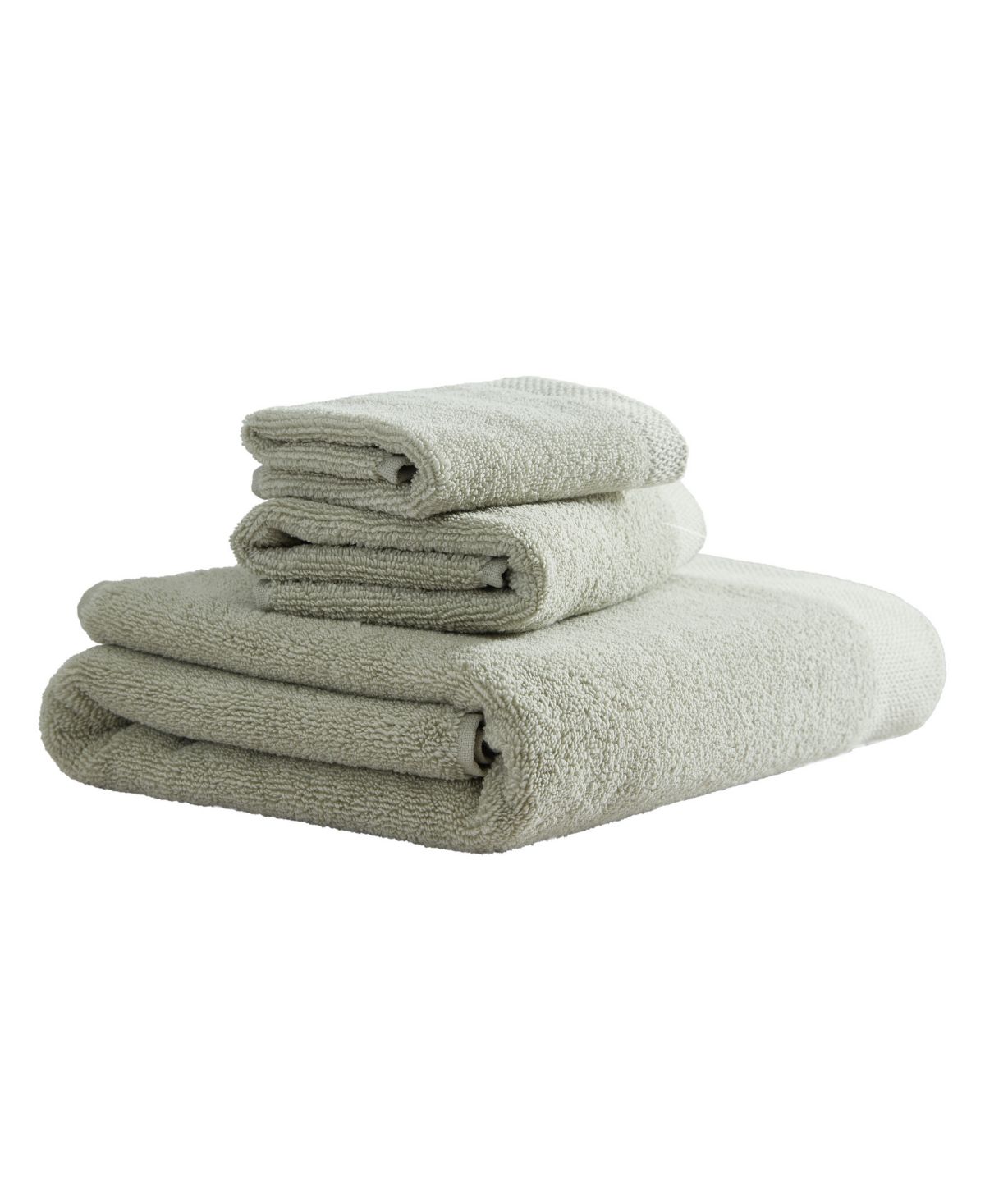 Entwine Solid Cotton Terry 2-Pc. Bath Towel Set, 64" X 34" Deals and ...