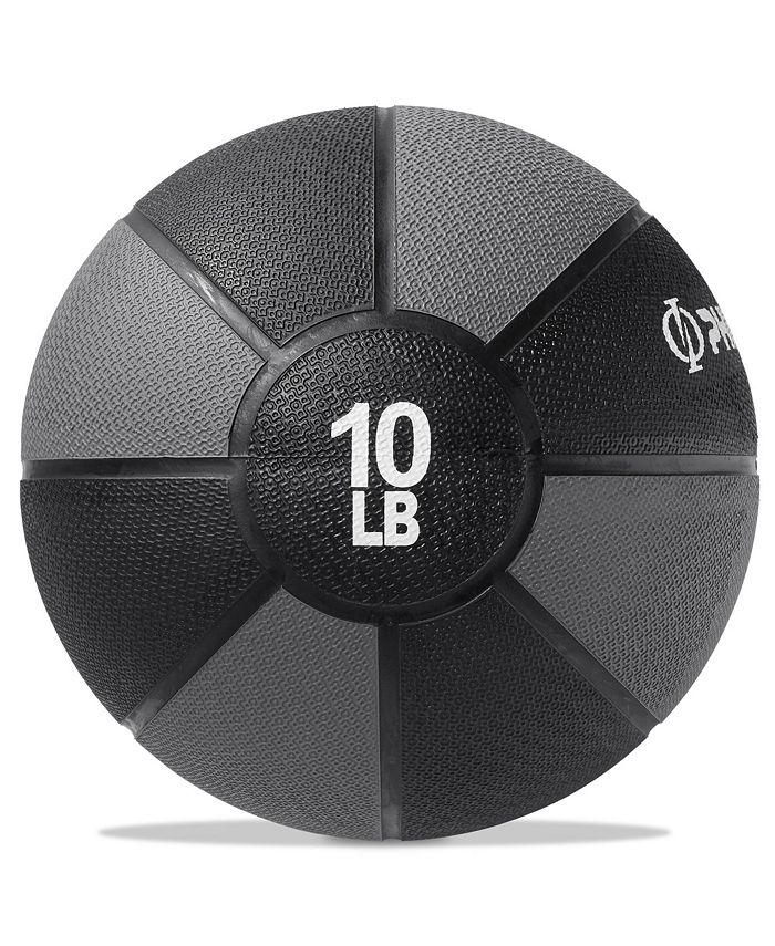 Philosophy Gym Medicine Ball, 10 LB - Weighted Fitness Non-Slip Ball ...