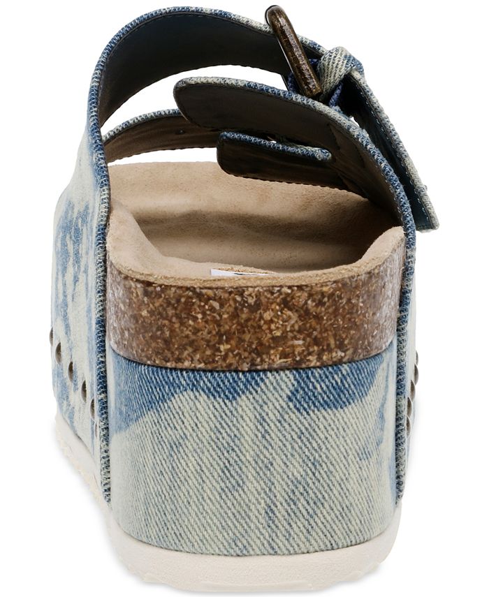 Steve Madden Women's Kali High Platform Footbed Sandals - Macy's