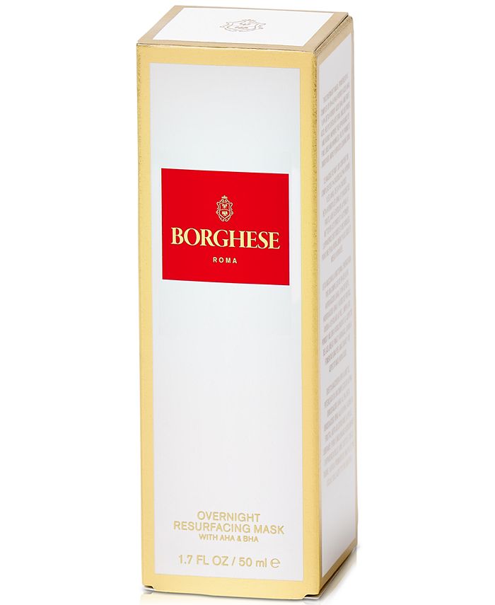 Borghese Overnight Resurfacing Mask With AHA & BHA - Macy's