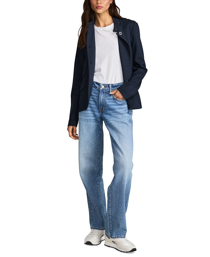 Lucky Brand Women's The Baggy Wide-Leg Jeans - Macy's
