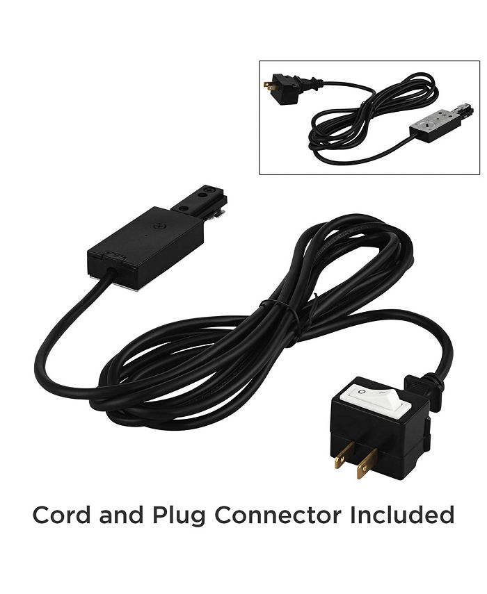 Pro Track 3-Head LED Bullet Ceiling Track Light Fixture Kit with ...