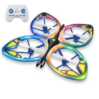 Contixo TD2 Butterfly RC Drone: 3D Flip, Headless Mode, LED Lights ...