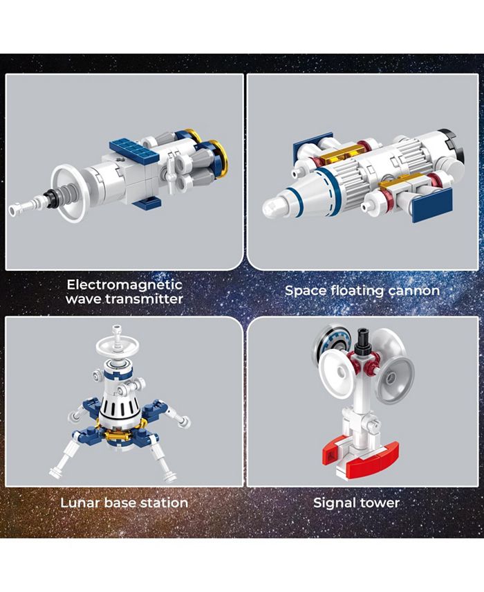 Contixo Aerospace Series Space Station Building Block Set - 573 Pcs ...