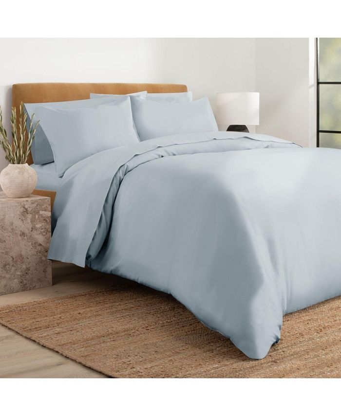 Nate Home by Nate Berkus 200TC Cotton Percale Duvet Set - King - Macy's