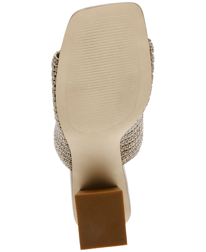 Steve Madden Women's Realize Crochet Block-Heel Sandals - Macy's