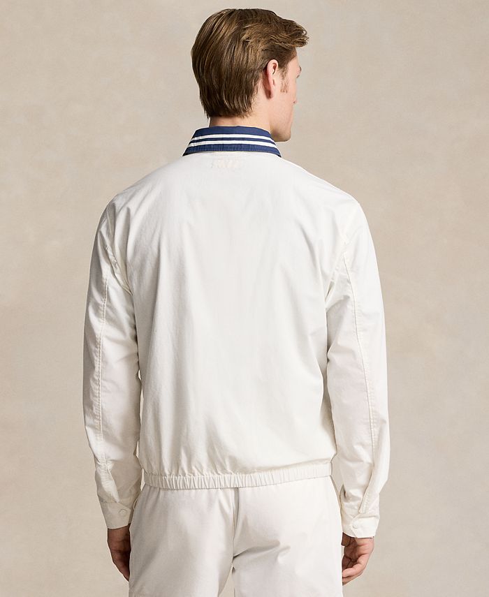 Polo Ralph Lauren Men's Bayport Embroidered Poplin Jacket - Macy's