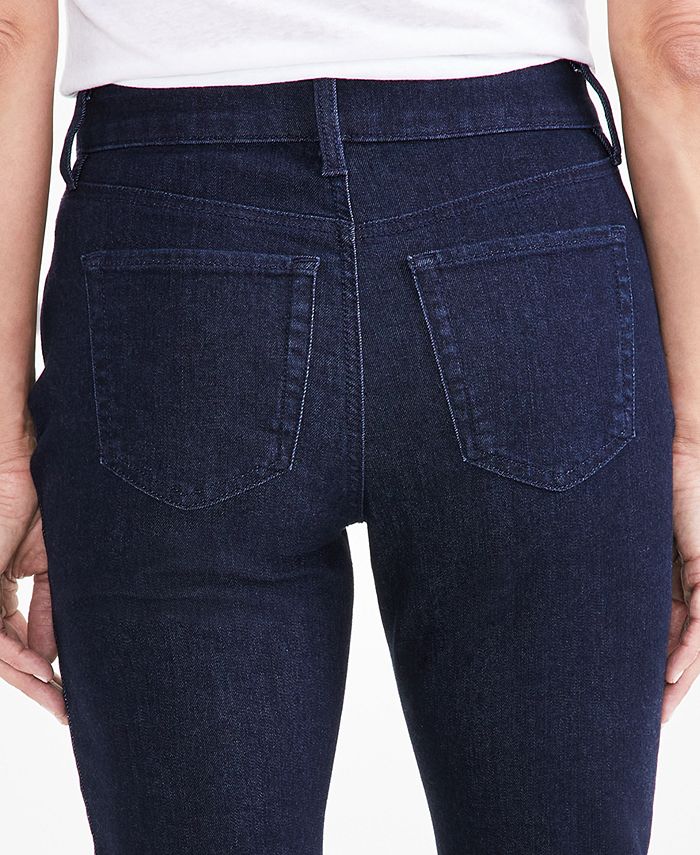 Style & Co Petite Mid-Rise Curvy Roll-Cuff Capri Jeans, Created for ...