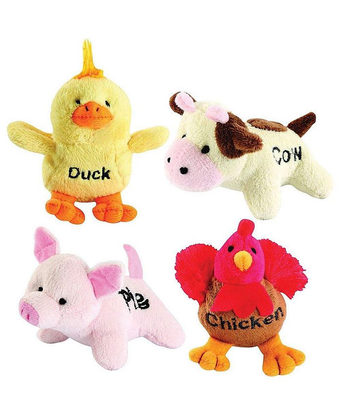 KOVOT Barnyard Animals Plush Collection with Interactive Sounds and ...