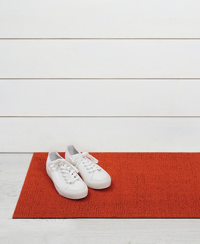 Chilewich Solid Shag Doormat 18" x 28" - Macy's