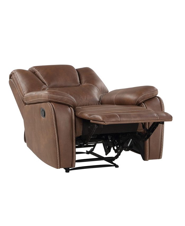 Steve Silver Katrine 39" Manual Recliner - Brown - Macy's