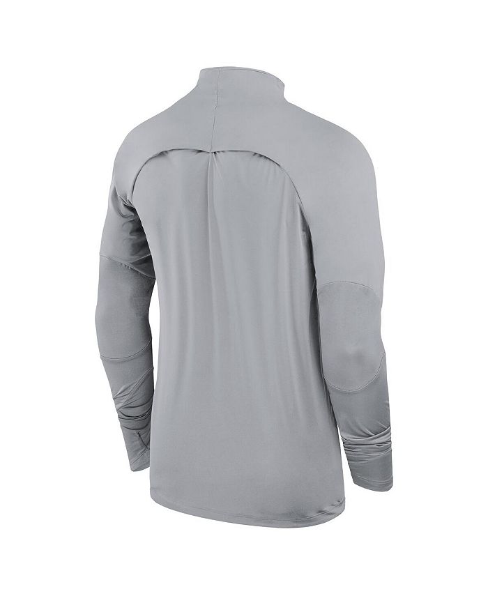 Nike Men's Gray Liverpool 2023/24 Strike Drill Raglan Quarter-Zip Top ...