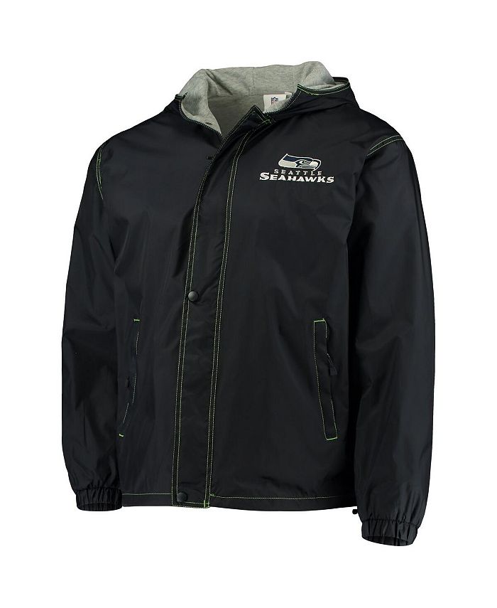 Dunbrooke Men's Navy Seattle Seahawks Logo Legacy Stadium Full-Zip ...