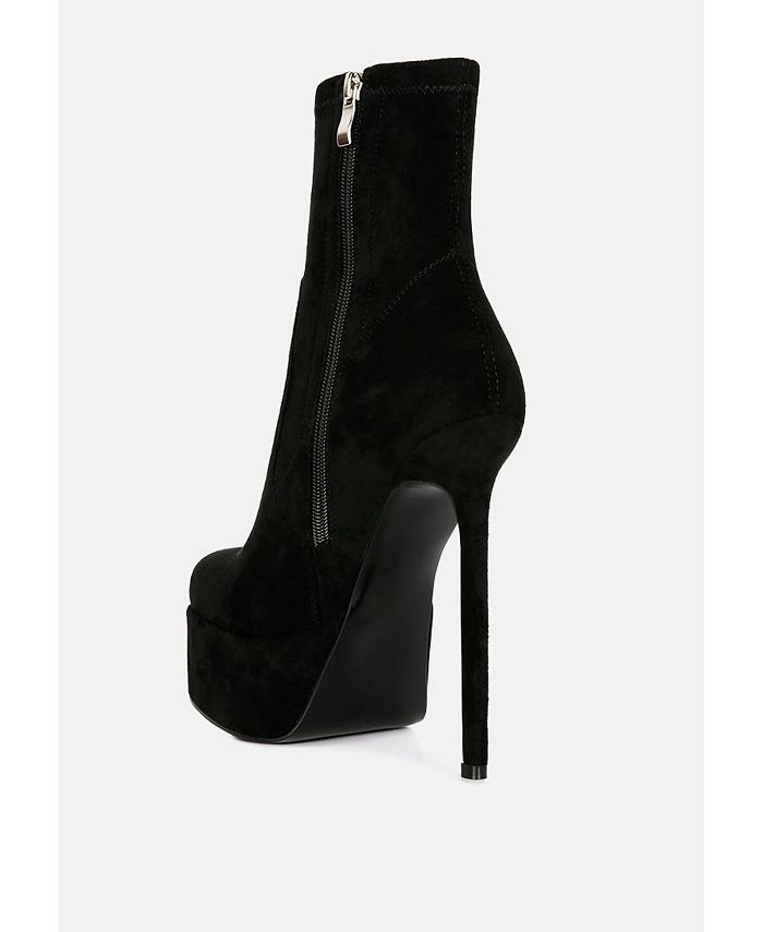 London Rag clubbing high heels platform ankle boots - Macy's