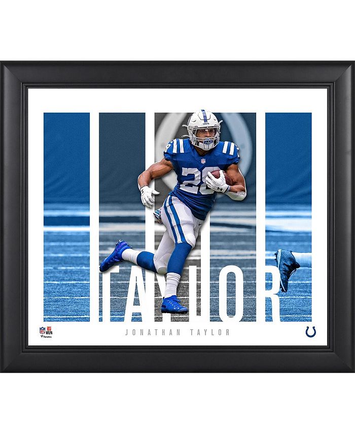 Fanatics Authentic Jonathan Taylor Indianapolis Colts Framed 15" x 17 ...