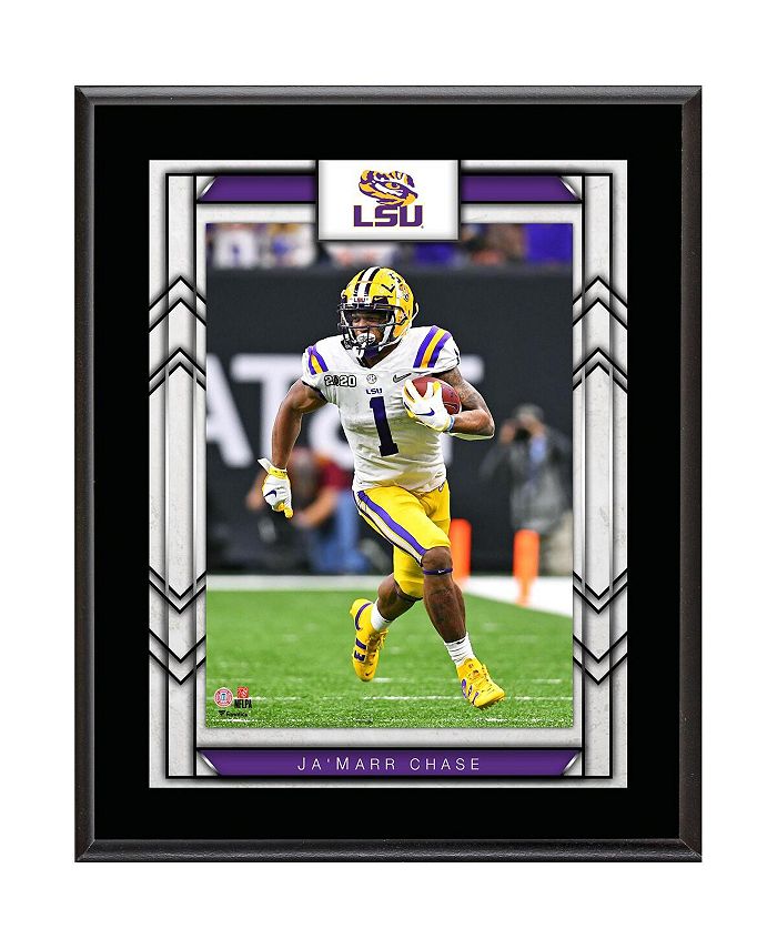 Fanatics Authentic Ja'Marr Chase LSU Tigers 10.5" x 13" Sublimated ...