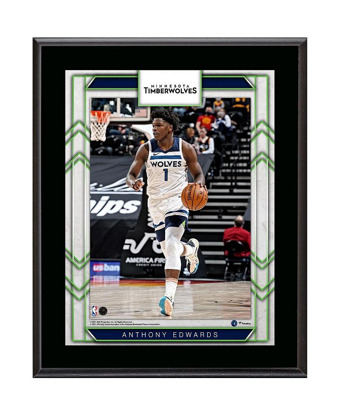 Fanatics Authentic Anthony Edwards Minnesota Timberwolves 10" x 13 ...