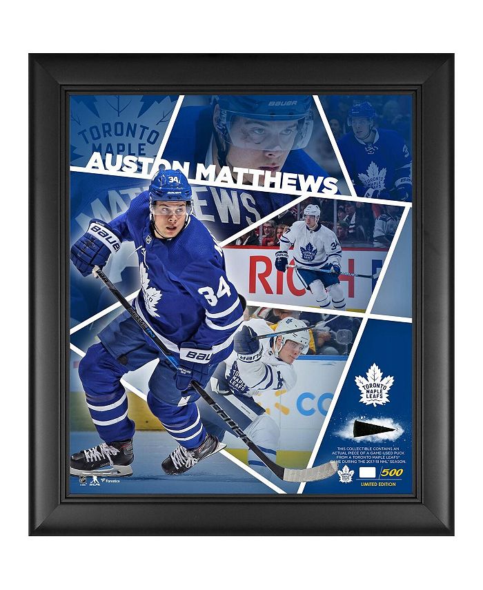 Fanatics Authentic Auston Matthews Toronto Maple Leafs Framed 15'' x 17 ...