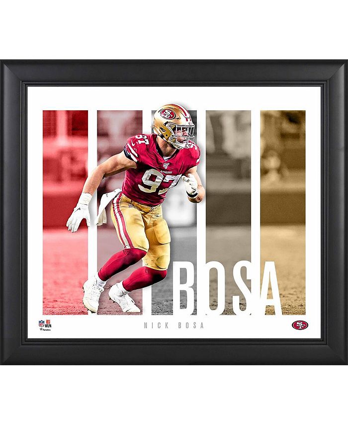 Fanatics Authentic Nick Bosa San Francisco 49ers Framed 15" x 17 ...