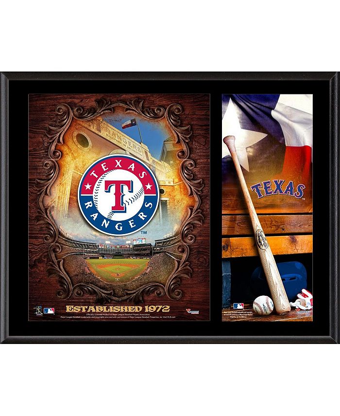 Fanatics Authentic Texas Rangers 12'' x 15'' Sublimated Team Logo ...