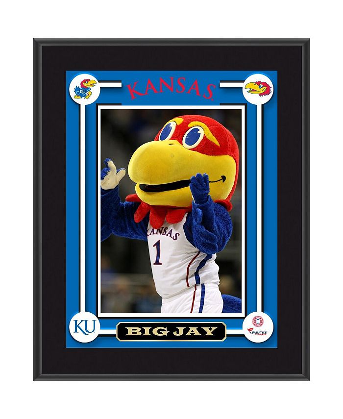 Fanatics Authentic Kansas Jayhawks Big Jay Mascot 10.5'' x 13 ...