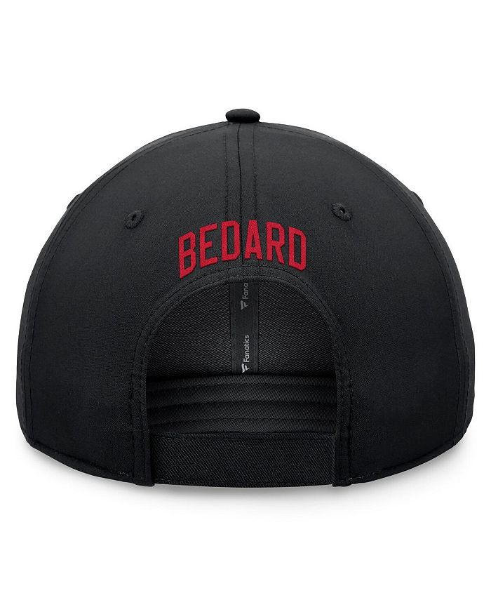 Fanatics Men's Connor Bedard Black Chicago Blackhawks Name and Number ...