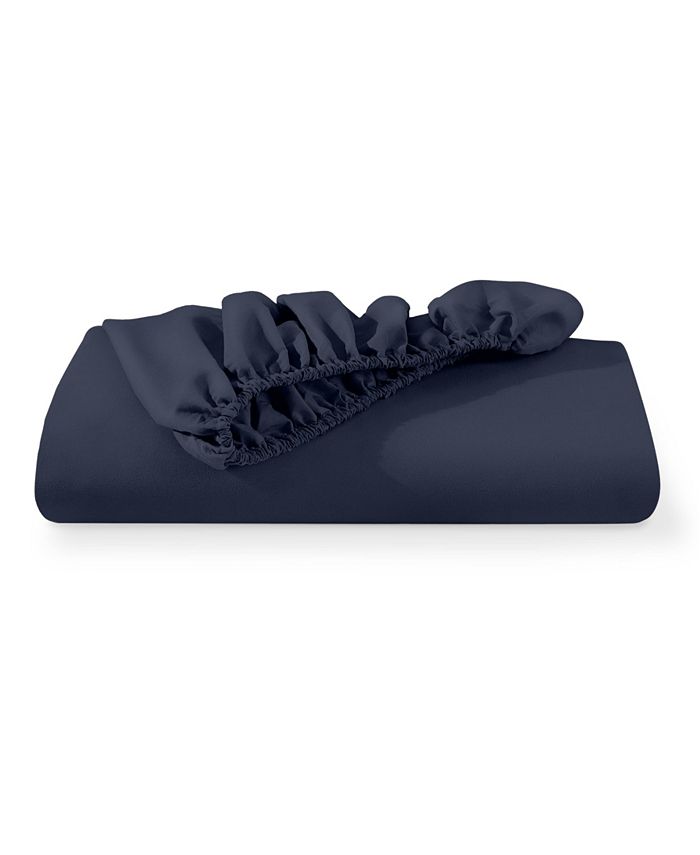 Bare Home Ultra-Soft Double Brushed Fitted Sheet, Twin - Macy's