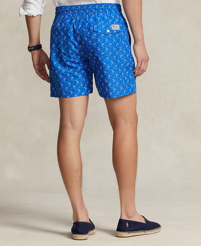 Polo Ralph Lauren Men's Nautical Mesh-Lined Swim Trunks - Macy's