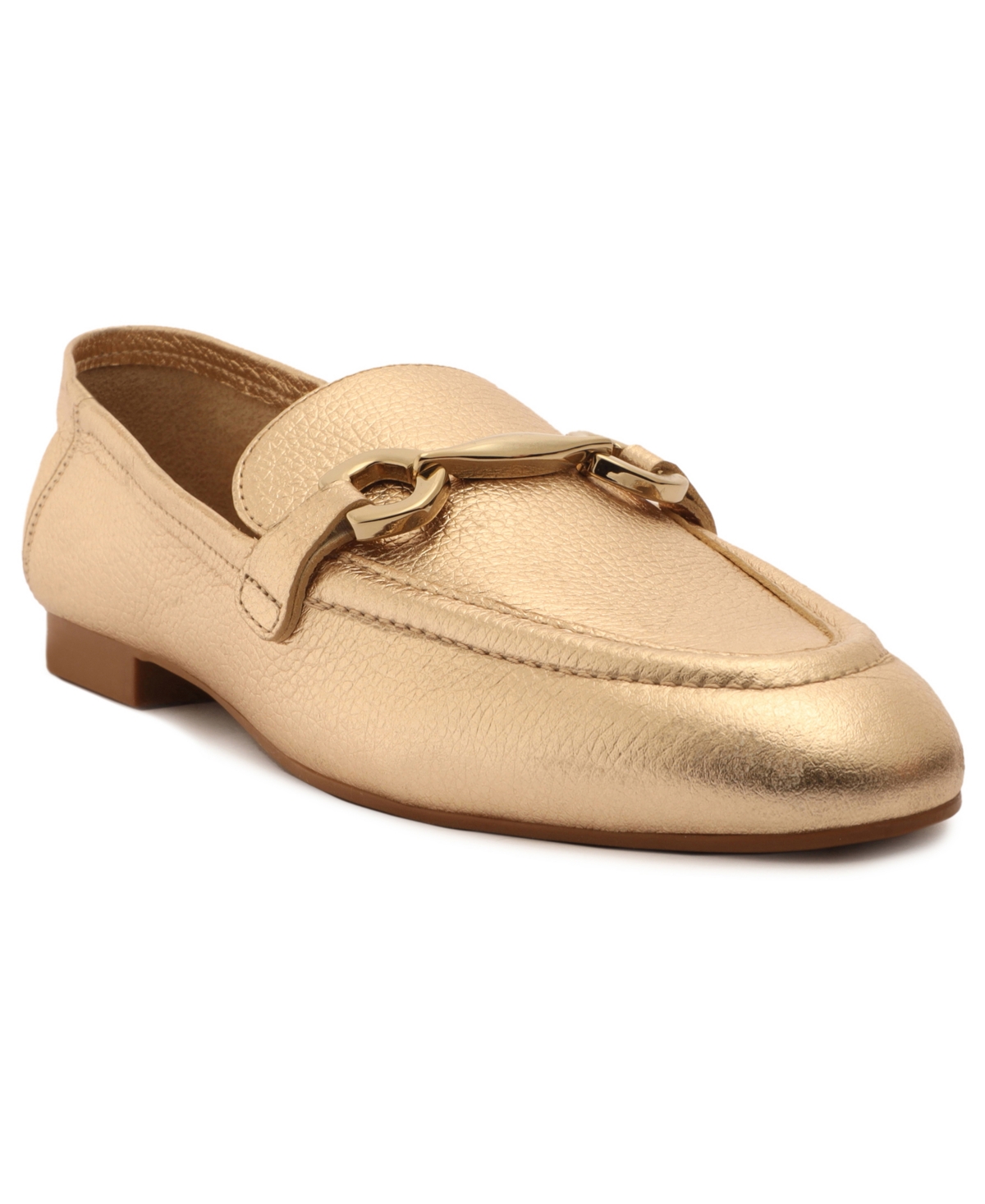 Click here for Arezzo Womens Emma Loafer - Gold Metallic prices