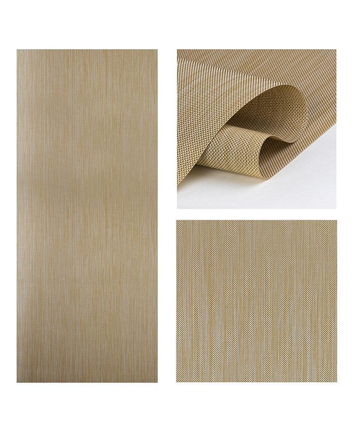 Rod Desyne Dappled Sand Blind 7-Panel Single Rail Panel Track ...