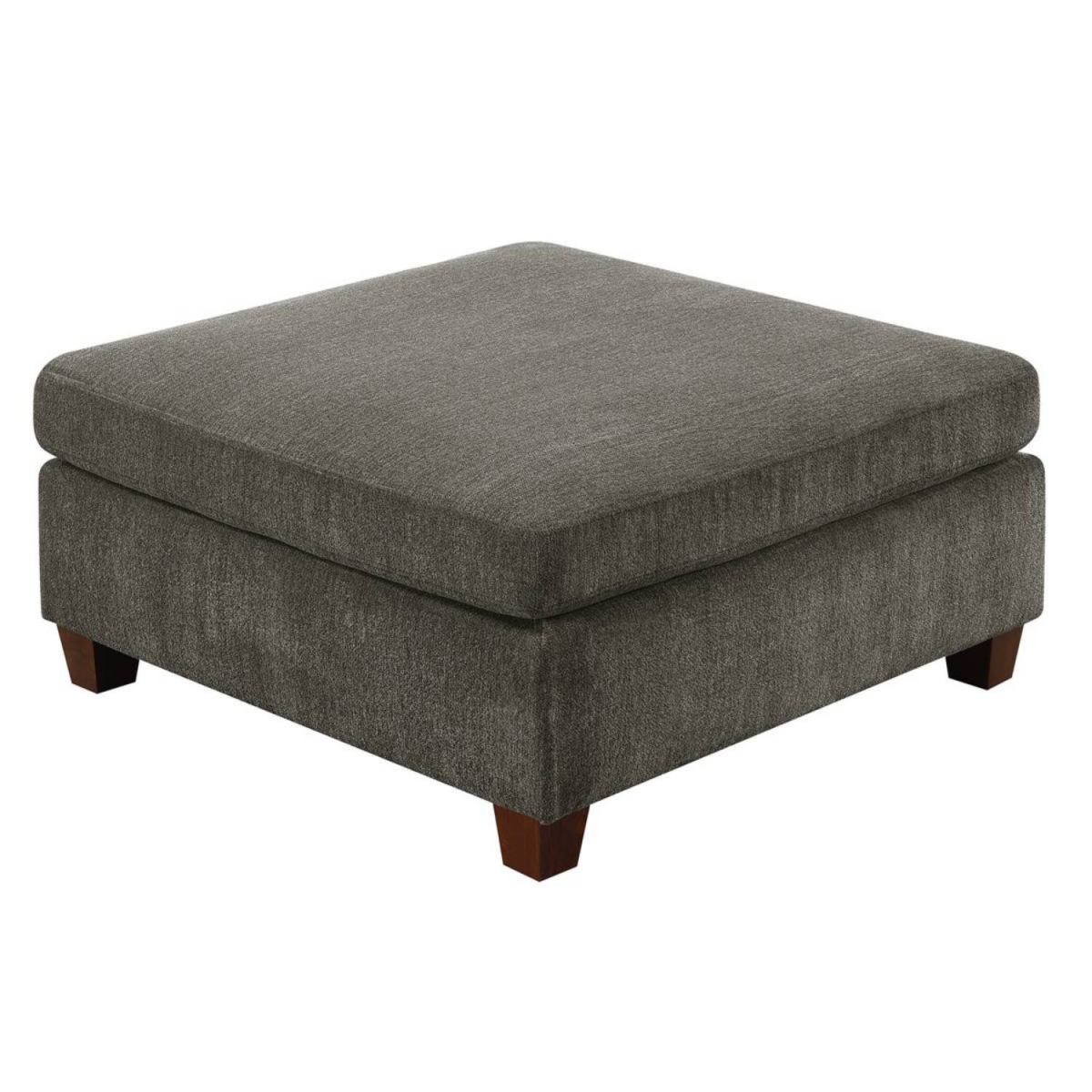 Click here for Simplie Fun 1 Piece Ottoman Only Grey Chenille Fab... prices