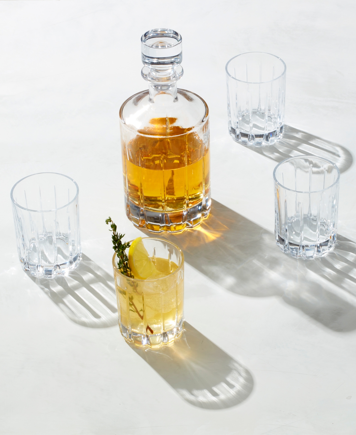 Click here for Lenox Radcliff Whiskey Set  5 Piece - Clear and No... prices