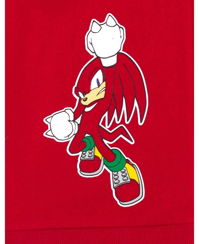 Sega Sonic the Hedgehog Shadow Knuckles Fleece Zip Up Hoodie Toddler ...