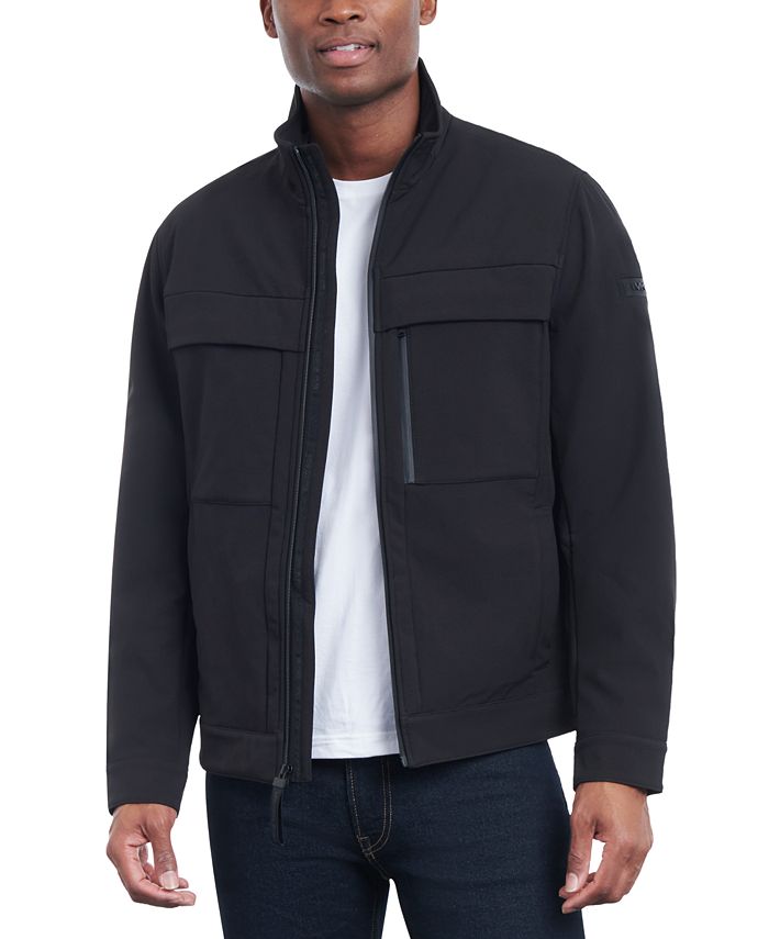 Michael Kors Men's Dressy Full-Zip Soft Shell Jacket - Macy's