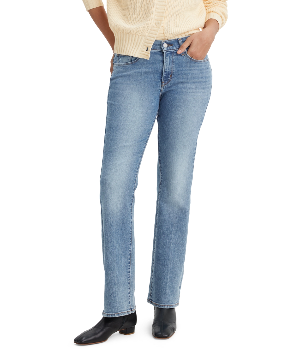 Click here for Levis Womens Casual Classic Mid Rise Bootcut Jeans... prices