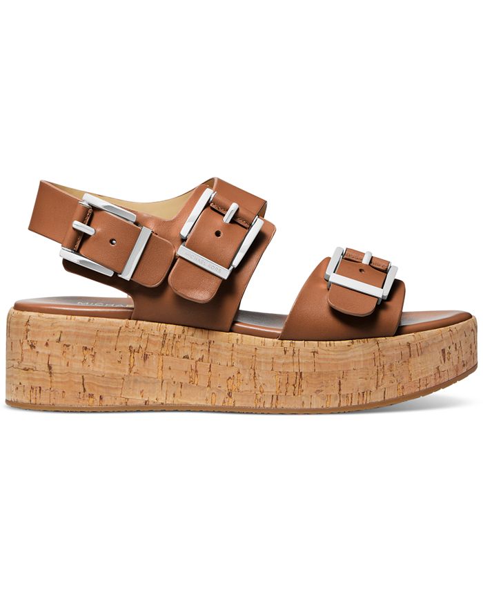 Michael Kors Women's Colby Cork Platform Sandals - Macy's