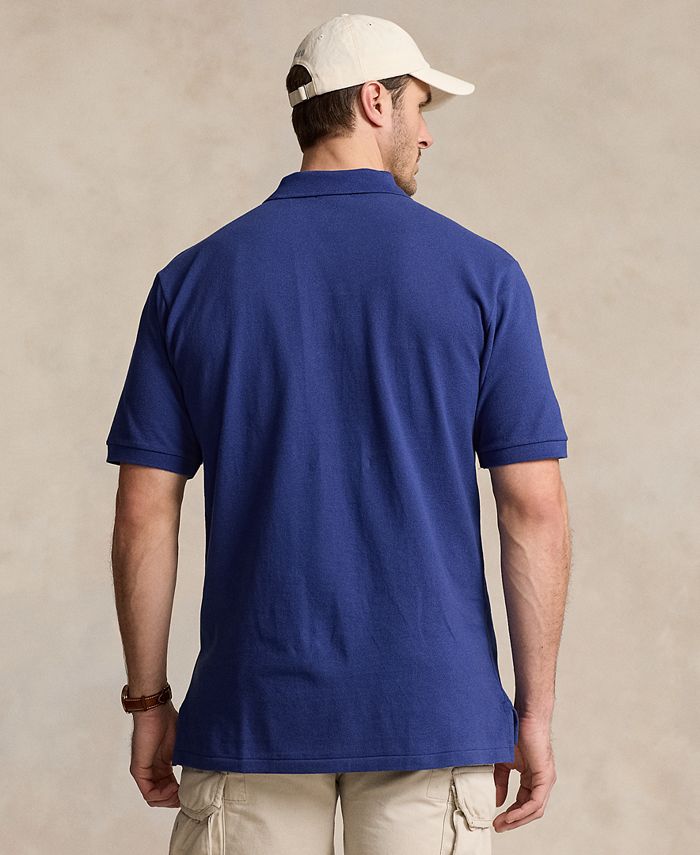 Polo Ralph Lauren Men's Big & Tall The Iconic Mesh Polo Shirt - Macy's
