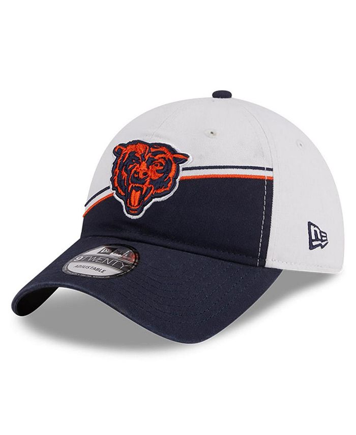 New Era Men's White, Navy Chicago Bears 2023 Sideline 9TWENTY Adjustable Hat - Macy's