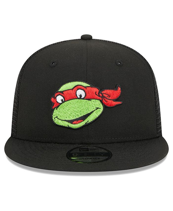 New Era Men's Black Teenage Mutant Ninja Turtles Happy Raphael Trucker ...