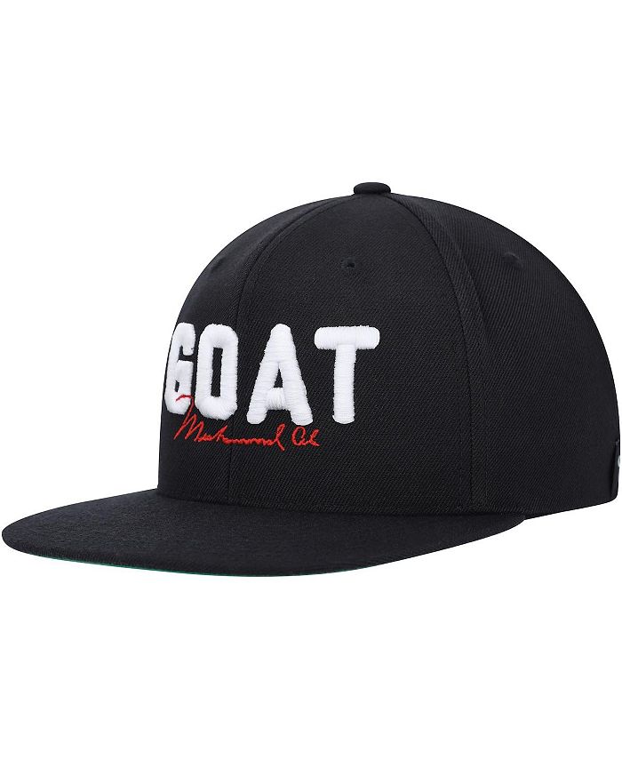 Contenders Clothing Men's and Women's Black Muhammad Ali GOAT Snapback ...
