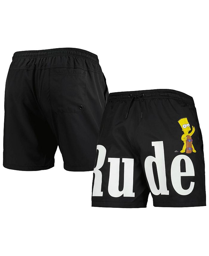 Freeze Max Men's Black The Simpsons Rude Shorts - Macy's