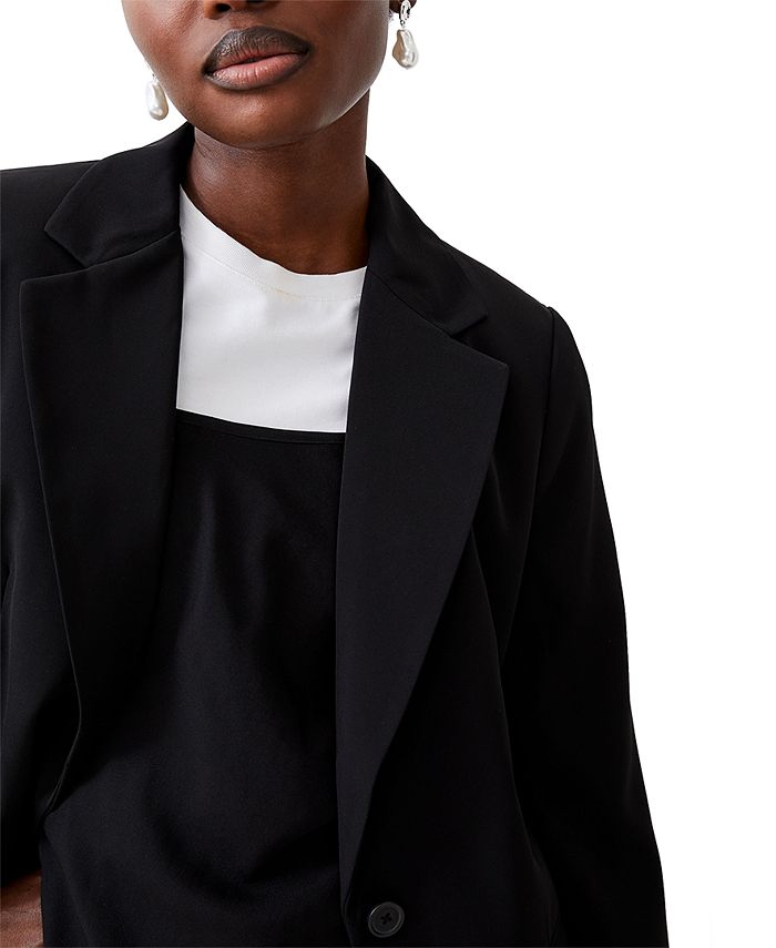 French Connection Women's Harry One-Button Suiting Blazer - Macy's