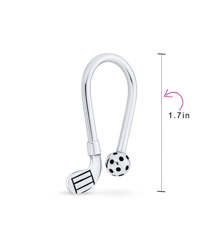 Bling Jewelry Men's Women Golfer Sports Golf Ball Club U Key Ring Golf ...