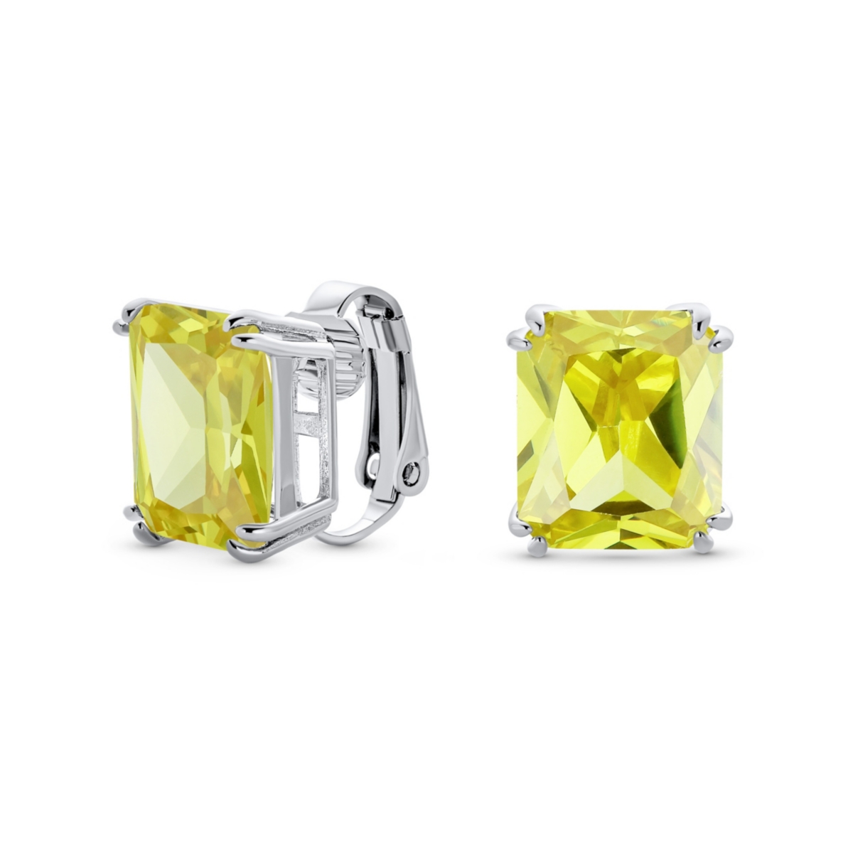 Click here for Bling Jewelry Rectangle Shape Statement 7CT Emeral... prices