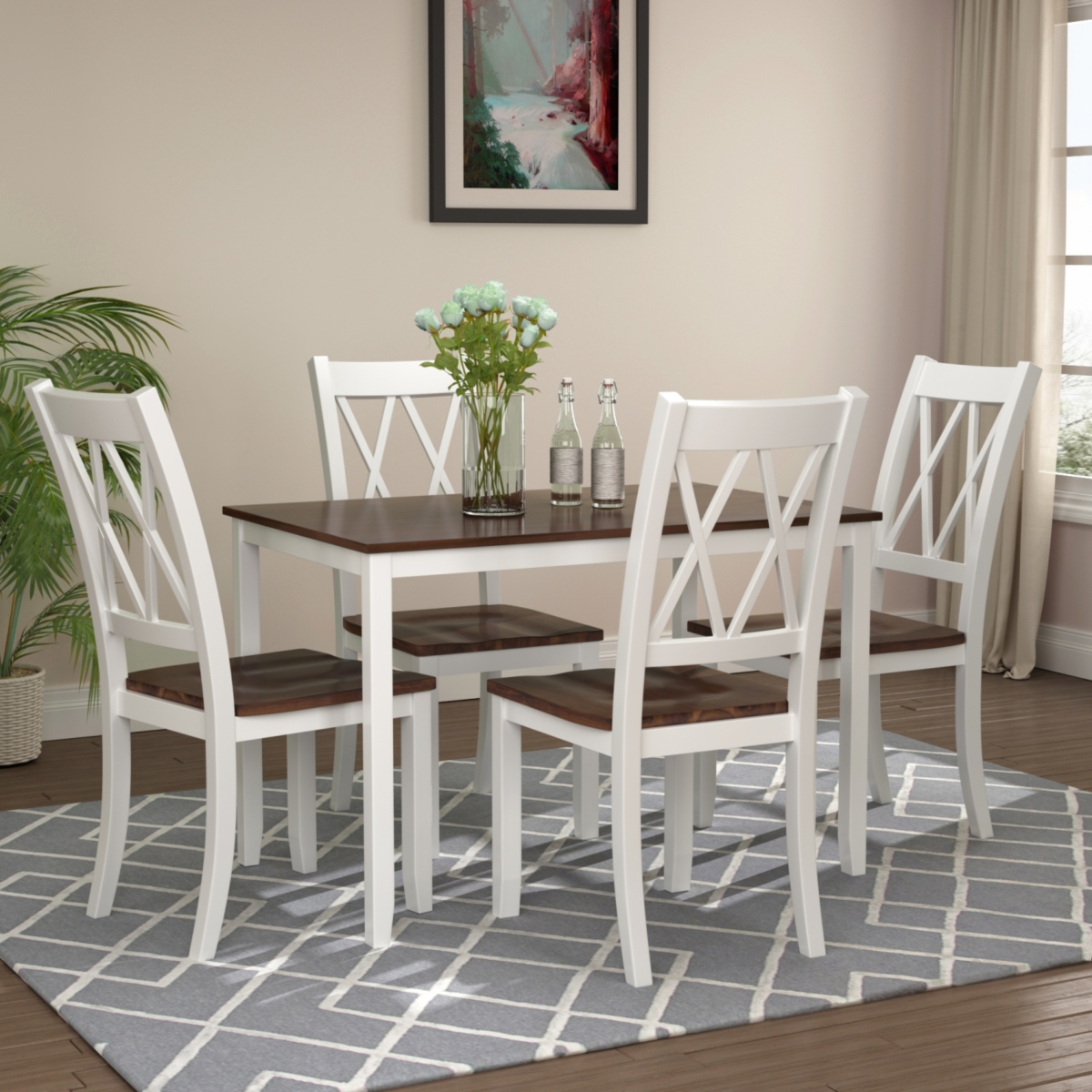 Click here for Streamdale Furniture 5-Piece Dining Table Set Home... prices