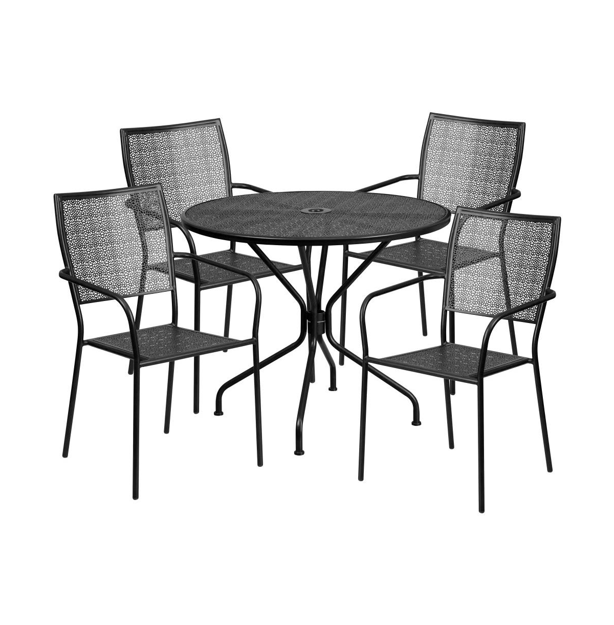 Click here for Commercial Grade 35.25 Round Metal Garden Patio Ta... prices