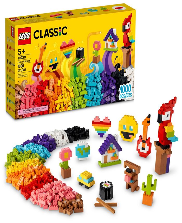 LEGO® Classic 11030 Lots of Bricks Toy Assortment Block Building Set ...