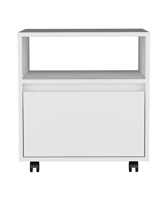 Simplie Fun Austin Nightstand, Casters, Single Drawer - Macy's
