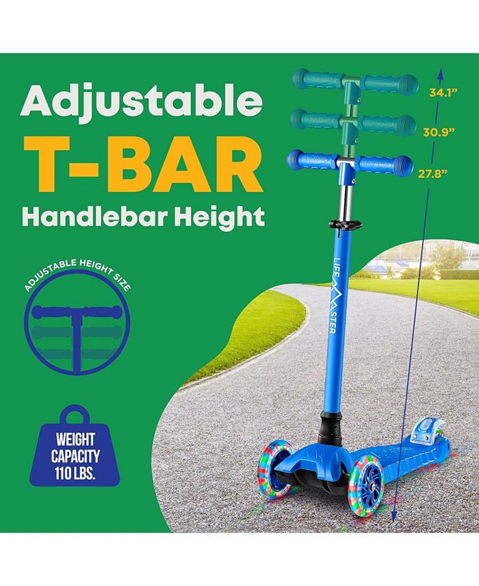 Lifemaster Kids Scooter – Children and Toddler 3 Wheel Kick Scooter ...