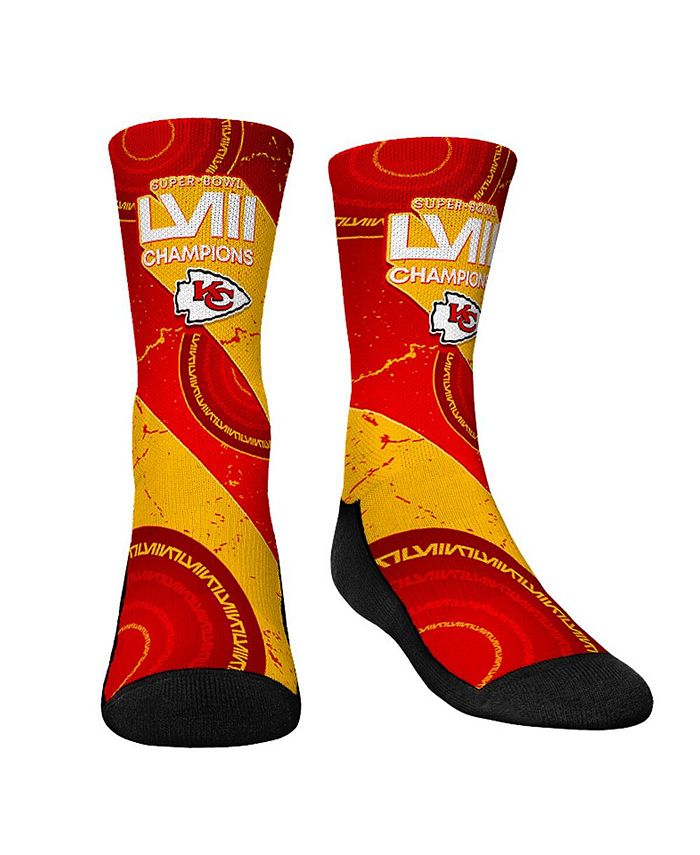 Rock 'Em Youth Boys and Girls Socks Kansas City Chiefs Super Bowl LVIII ...